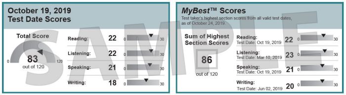 Setting TOEFL iBT Score Requirements